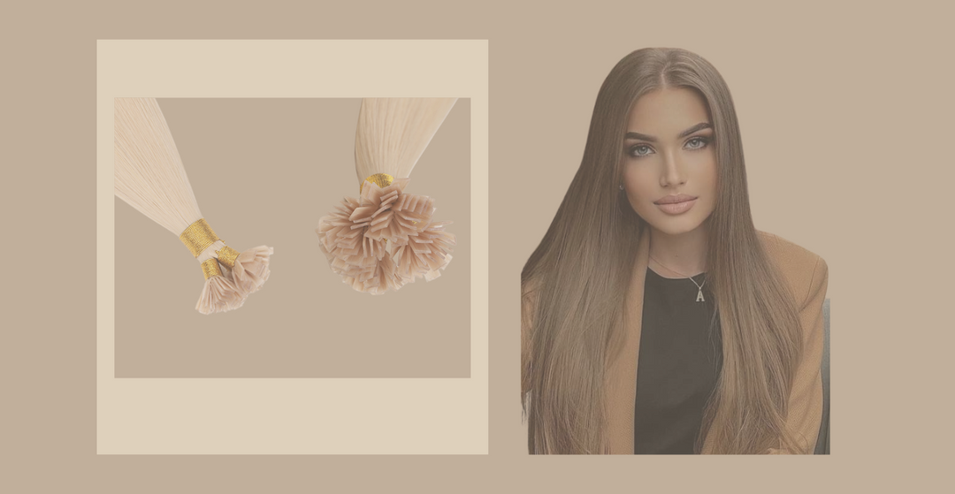 Extensions à la Kératine Premium à Pointe Plate – Superior Hair