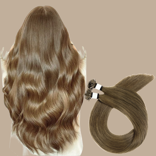 Extensions à la Kératine Premium à Pointe Plate – Superior Hair