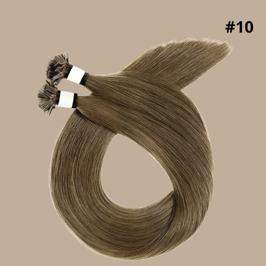 Extensions à la Kératine Premium à Pointe Plate – Superior Hair