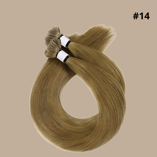 Extensions à la Kératine Premium à Pointe Plate – Superior Hair
