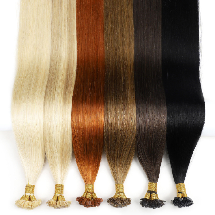 Extensions à la Kératine Premium à Pointe Plate – Superior Hair